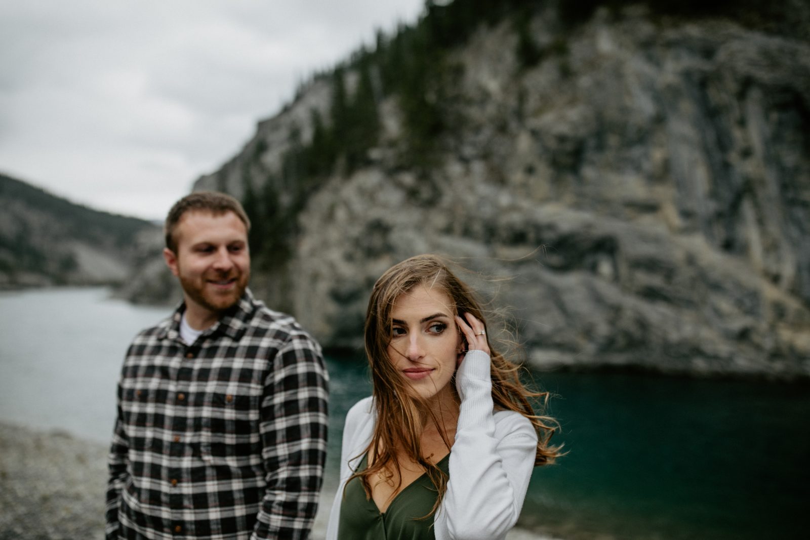Molly + James //Canmore Adventure Session // Canmore Alberta Engagement ...