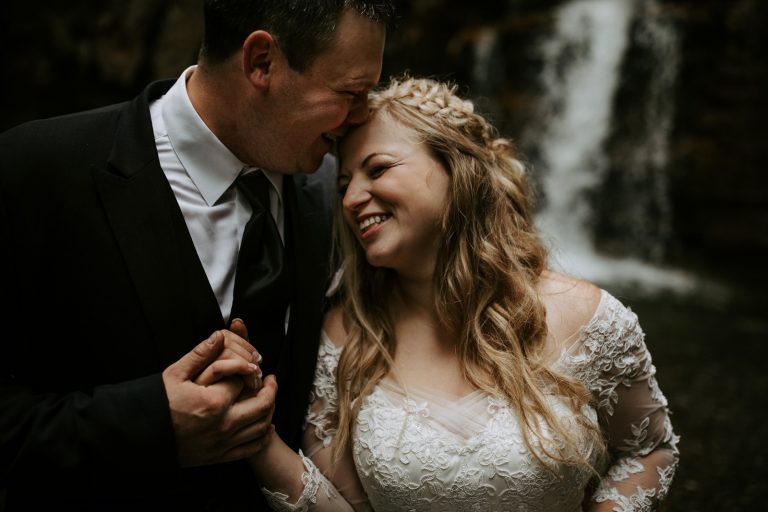 Amanda + Joey // Intimate outdoor wedding in an open field / BC wedding ...